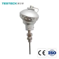 China Movable Clamp Threaded Armored RTD Temperature Sensor Type K Thermocouple for sale