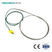 China 0-800 Degree 310s Sheath Thermocouple Temperature Sensor With Yellow Plug for sale