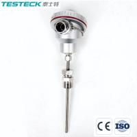 China 24VDC 4-20mA Adjustable Temperature Transmitter Integrated Temperature Sensor PT100 for sale