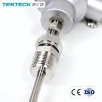 China 24VDC 4-20mA Adjustable Temperature Transmitter Integrated Temperature Sensor PT100 for sale