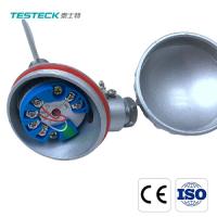 China Armored Pt100 Temperature Sensor Transmitter Probe Type IP65 for sale