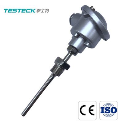 China Armored Pt100 Temperature Sensor Transmitter Probe Type IP65 for sale