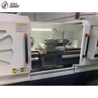 China Horizontal Flat Bed CNC Lathe Machine Manual Chuck Metal Cut Turning Machine for sale