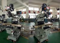 China 2.2kw Power Universal Turret Milling Machine Bearing 390mm Max Distance For Industry for sale