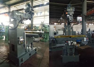 China 3 Axis Turret Milling Machine , 690mm Max Distance Turret Head Milling Machine for sale