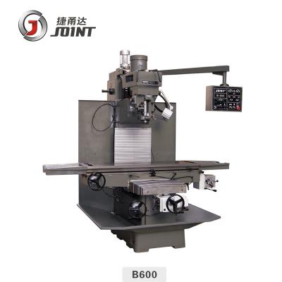 China 1370mm Table Metal Bed Turret Milling Machine B600 150mm Spindle Quill Travel for sale