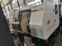 China 4kw 3000rpm Flat Bed Lathe Machine CK6140 280mm Length With A2-6 Spindle for sale