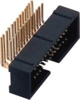 China Data Communication 10 ~ 100P Pcb Header Connector 1.27mm Pitch for sale