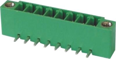 China Ear Terminal Blocks Connector Male SN Plated 3.5mm  R/A DIP PA66 for sale