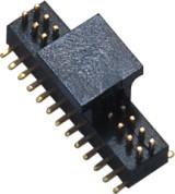 China 26 Pin Male Connector 1.0mm SMT  PA9T WCON Dual Row Header For Digital Camera for sale