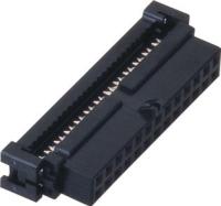 China 20 pin 2.00mm  IDC Socket Connector Female With Bump  PBT  Phosphor Bronze Sel Au/Sn for sale