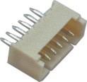 China Male 1*6P Wafer Wire To Board Connector Housing  1.0AMP 180°DIP for sale