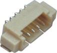 China 1.25mm Pitch Wafer 5 Pin Connectors Wire To Board 1.0AMP 90°SMT for sale