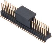 China Pin Header Connector 1.27* 2.54 mm Pitch Brass pcb Pedestal plug for sale