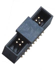 China Box Header Connector SMT 20 Pin Header 1.27 Pitch  Brass Gold Flash Sample Free for sale