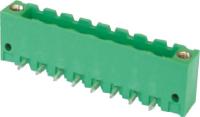 China Male 8P 90° Terminal Blocks Connector 5.08mm For Pluggable Terminal Industry for sale