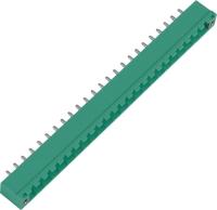 China 30%GF 24P PA66 UL94V-0 Plug In Terminal Block Connector 5.08mm For PLC for sale