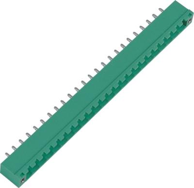 China 30%GF 24P PA66 UL94V-0 Plug In Terminal Block Connector 5.08mm For PLC for sale