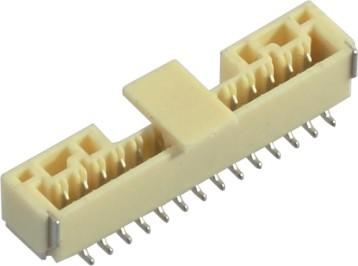 China 1.25 Mm Pitch Connectors Right Angle SMT  Wafer Wire To Board Connector for sale