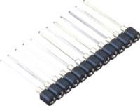 China WCON 2.54 mm Pitch Round Pin Header High Contact Reliability Single Row for sale