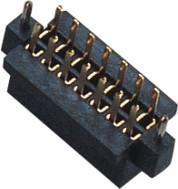 China 1.27 mm Female Header Double Row S/T W/T ﹣40℃ to +105℃ Operation Temperature for sale
