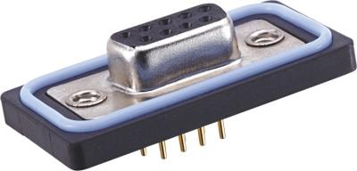 China WCON 9P D-SUB Waterproof  Female Dual Rows Solder  Type 6242-09FNG0B01 3.0AMP for sale