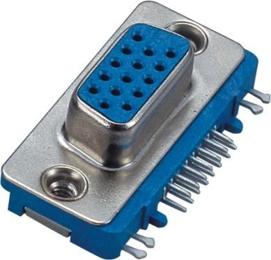 China WCON Slim HD R 15P Female D Sub Connector Class IO connectors for communication equipment for sale