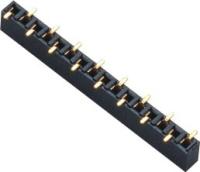 China 2.0 Female Header Single Row SMT PA9T TYPE1 Or TYPE2 High 4.3 AU over Ni for sale