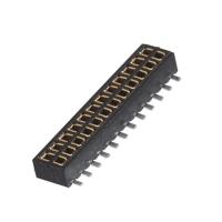China 1.27mm 2*13P SMT environmental Interpolation Female Header Connector Semi gold plating for sale