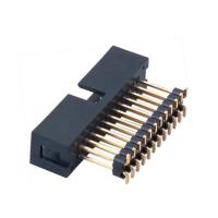 China Full Gold Plating SMT Connector 2.54 Mm Pitch Box Header H=9.0 Add Housing for sale