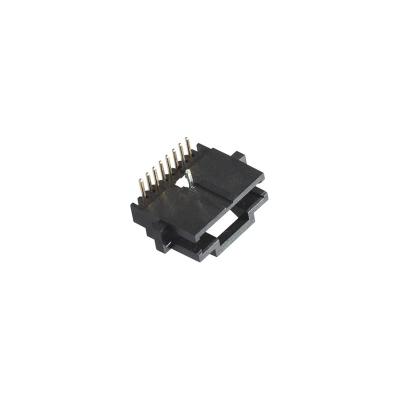 China WCON 1.27mm Wafer Connectors  Right Angle PCB  Wire To Board Phosphor for sale