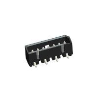 China SMT Single Row Board to Board Connector 1.25mm Male PA9T(UL94V-O) BLACK for sale