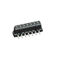 China 1.25mm Female Header  Single Row Right Angle Through Board Connector for sale