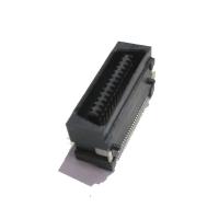China 1.27mm 40 pin scsi connector male DDK-Type gold on contact , tin on tail for sale