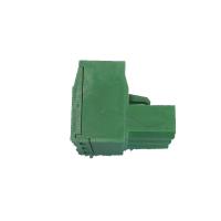 China Green Color Terminal Block Connector 5.08 Pitch Without Ear PA66 Female Matte Tin ROHS for sale