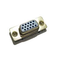 China D SUB Connector Right Angle Type Female Short 9 PIN PBT Black or Blue for sale