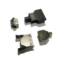 China Black Computer Pin Connectors SCSI  CEN-TYPE 14 Pin Male PBT Black Sel.5U
