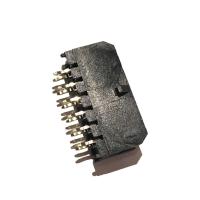 China 3.0 Pitch Micor Mini Fit Wafer Dual Row Straight With Post  LCP Black ROHS for sale