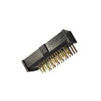 China 2.0 Pitch Box Header Connector Straight LCP Black H=4.8 Long Palstic Type UL94V-0 for sale