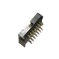 China 2.0 Pitch Box Header Connector Straight LCP Black H=4.8 Long Palstic Type UL94V-0 for sale