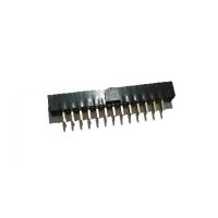 China With Bump 2.0 Female Header Connector dual row Straight PA9T Black W=4.0 Tube packing for sale