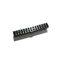 China With Bump 2.0 Female Header Connector dual row Straight PA9T Black W=4.0 Tube packing for sale