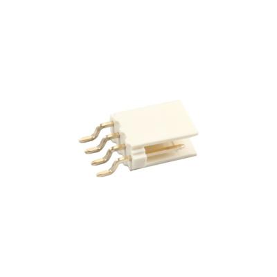 China Right Angle SMT 4P 2.54mm Pitch Connector , Pcb Connectors Wire To Board for sale