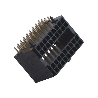 China Black Color Wire To Board Connector Right Angle 3.00mm  Speaker WAFER for sale