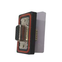 China WCON D-SUB Connector Female Three Row 15P Water Proof PBT Black ROHS for sale