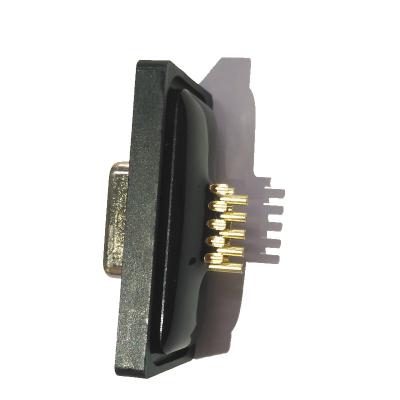 China WCON D-SUB Connector Female Three Row 15P Water Proof PBT Black ROHS for sale