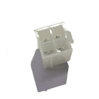China PA66 Natural 4.2 Pitch Wafer Connector Mini Fit 2*3P Straight Without Ear And Post ROHS for sale