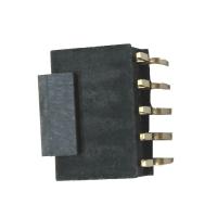 China Y Type Female Header 2.54 Pitch SMT Type PA9T Black Gold Flash ROHS for sale