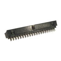 China Straight PA9T Black 2.00 Box Header 14P H=6.4 Sel.Gold Flash / Sn ROHS for sale