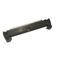 China Short Latch 1.27 	Latch Header Ejector Header 10p Straight PA9T Black Gold Flash Rohs for sale